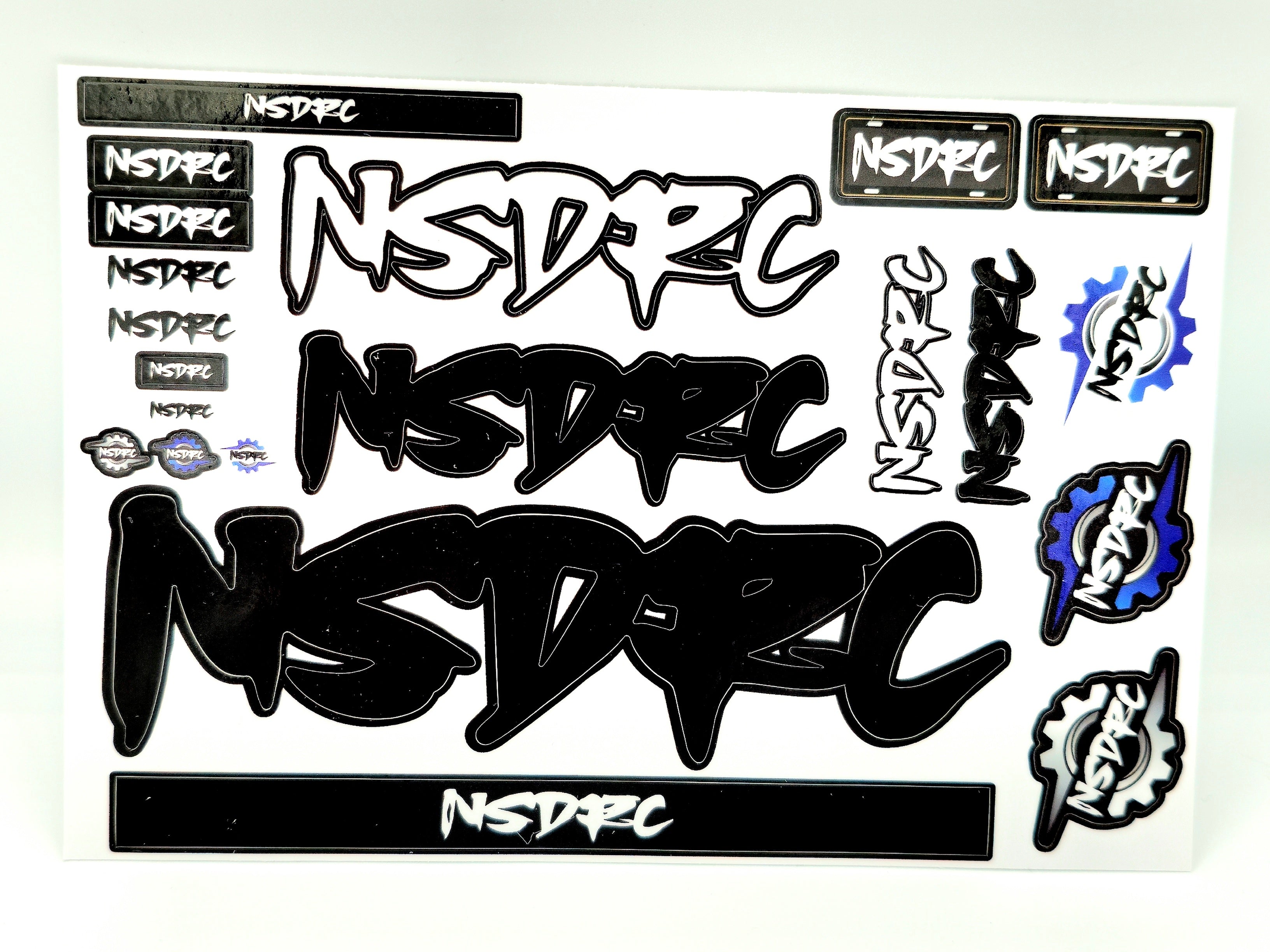 NSDRC Sticker Sheet – No Superior Designs RC