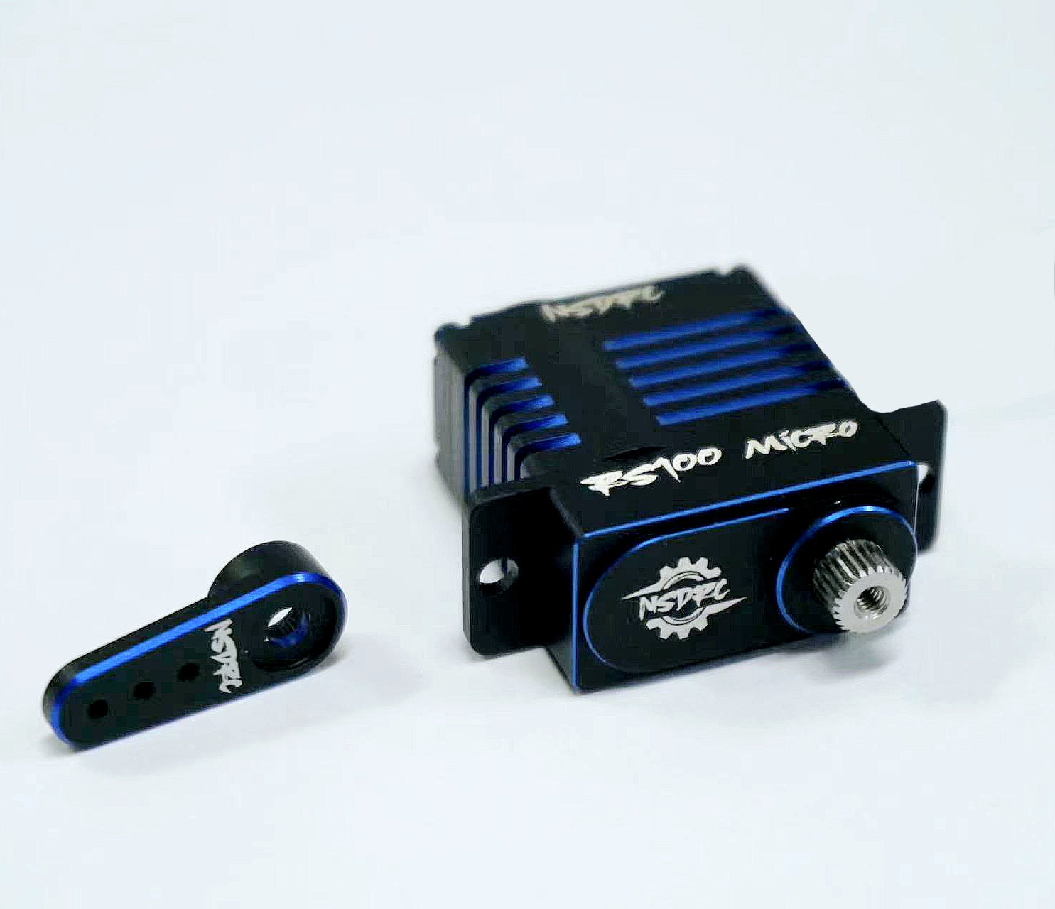 Special Edition Blue RS100 Servo & Horn – No Superior Designs Rc LLC