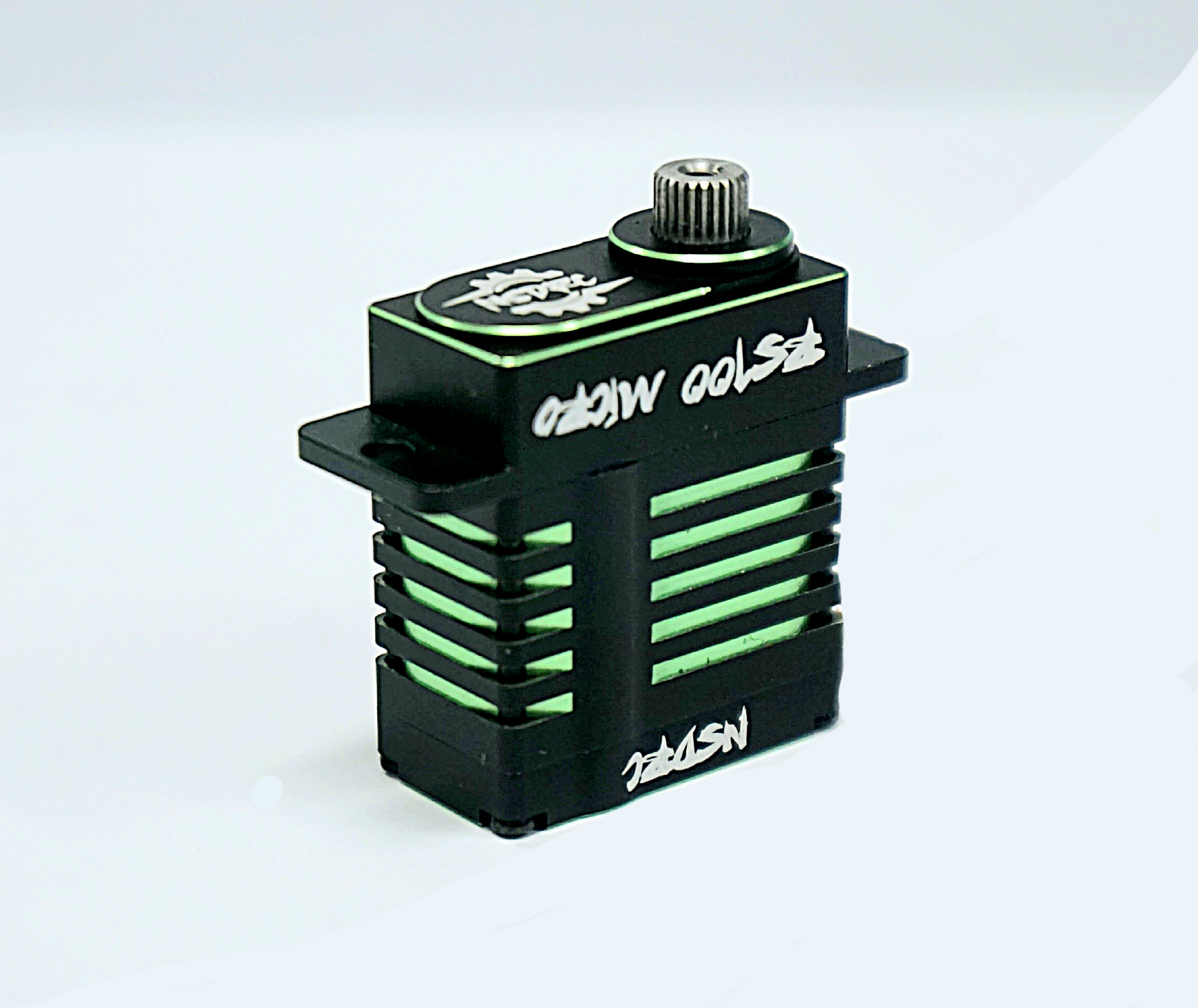 Special Edition Green RS100 Servo & Horn – No Superior Designs RC